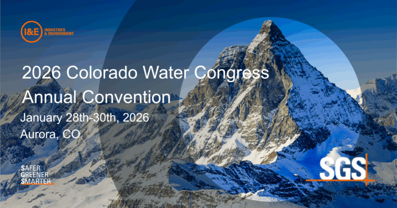 2026 Colorado Water Congress Annual Convention - SGS North America